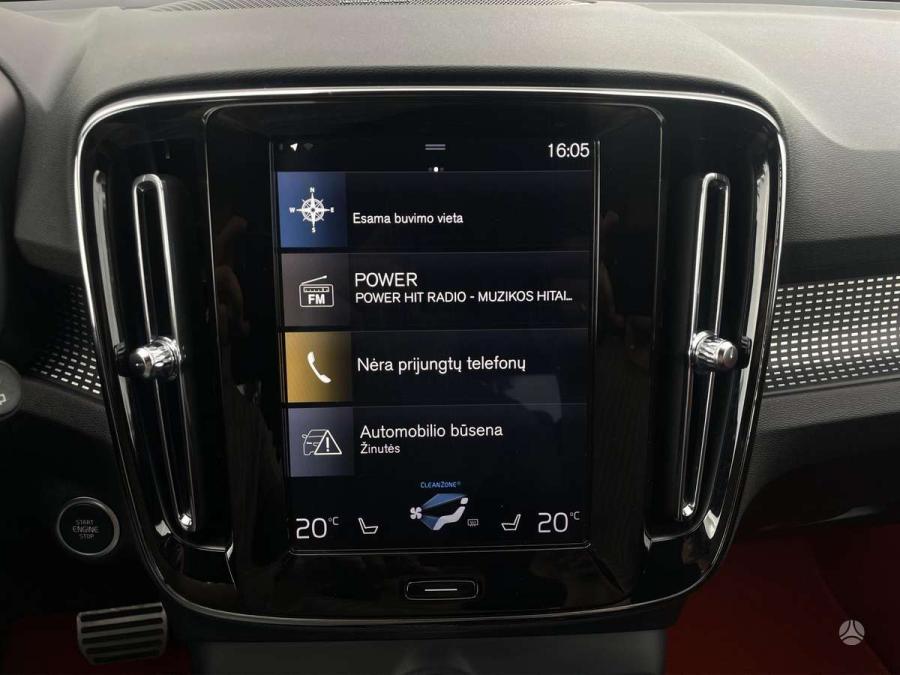 Белый Вольво XC40 2019 в Вильнюс, объемом двигателя 2.00 л и пробегом 48 тыс. км за 23999 €, фото 17 на AUTOMOTO.COM.LV