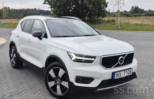 White Volvo XC40 2019 in Riga, with an engine capacity of 1.50 L and mileage of 176 thousand km for 19800 €, photo  on AUTOMOTO.COM.LV