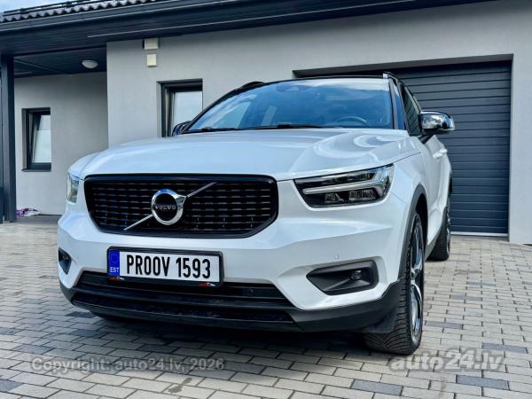 White Volvo XC40 2019 in Tallinn, with an engine capacity of 2.00 L and mileage of 219 thousand km for 16999 €, photo 2 on AUTOMOTO.COM.LV