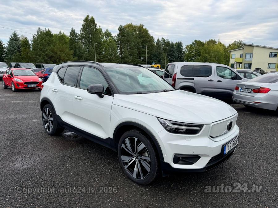 White Volvo XC40 2022 in Tartu, with an engine capacity of 0.00 L and mileage of 77 thousand km for 29900 €, photo 1 on AUTOMOTO.COM.LV