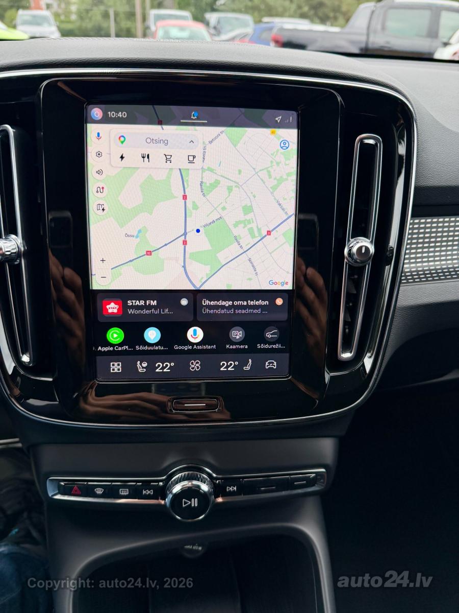 White Volvo XC40 2022 in Tartu, with an engine capacity of 0.00 L and mileage of 77 thousand km for 29900 €, photo 18 on AUTOMOTO.COM.LV