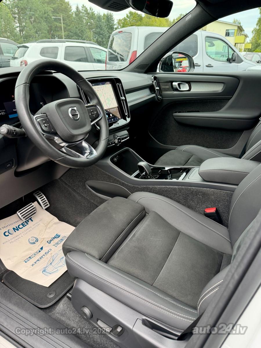 White Volvo XC40 2022 in Tartu, with an engine capacity of 0.00 L and mileage of 77 thousand km for 29900 €, photo 21 on AUTOMOTO.COM.LV