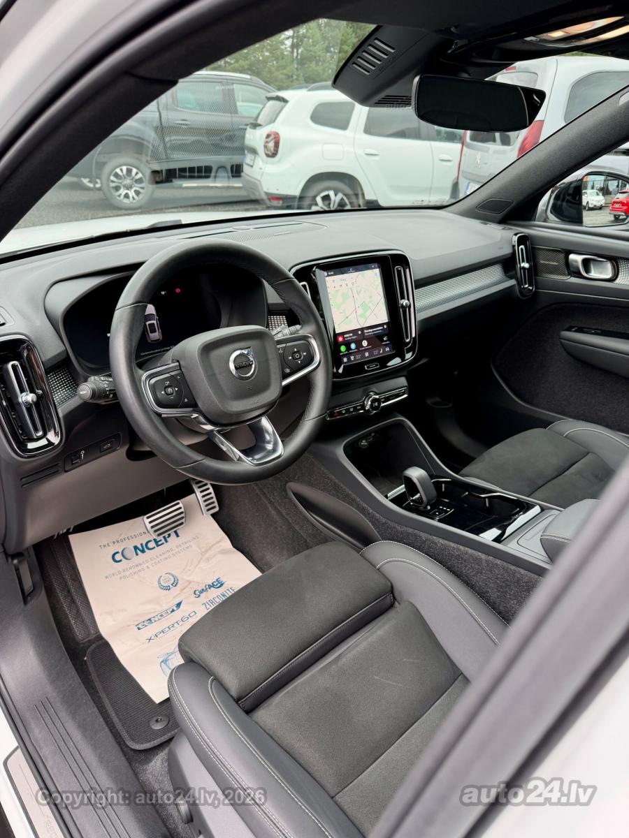 White Volvo XC40 2022 in Tartu, with an engine capacity of 0.00 L and mileage of 77 thousand km for 29900 €, photo 22 on AUTOMOTO.COM.LV