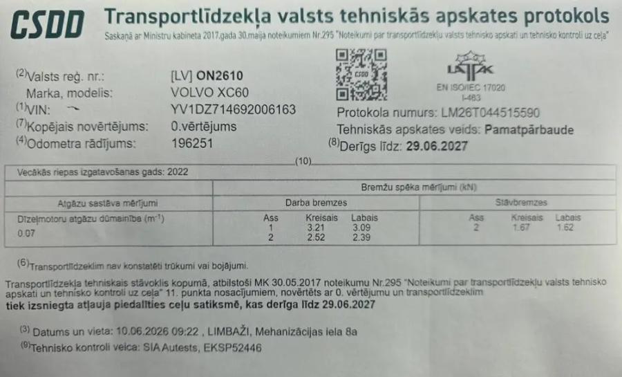 Черный Вольво ХС60 2008 в Сигулда, объемом двигателя 2.40 л и пробегом 196 тыс. км за 8850 €, фото 32 на AUTOMOTO.COM.LV