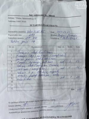 Черный Вольво ХС60 2009 в Вильнюс, объемом двигателя 2.00 л и пробегом 365 тыс. км за 5999 €, фото 14 на AUTOMOTO.COM.LV