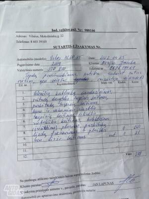 Черный Вольво ХС60 2009 в Вильнюс, объемом двигателя 2.00 л и пробегом 365 тыс. км за 5999 €, фото 15 на AUTOMOTO.COM.LV
