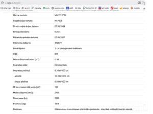 Черный Вольво ХС60 2009 в Елгава, объемом двигателя 2.40 л и пробегом 412 тыс. км за 3490 €, фото 24 на AUTOMOTO.COM.LV