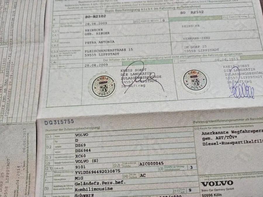 Черный Вольво ХС60 2009 в Екабпилс, объемом двигателя 2.40 л и пробегом 259 тыс. км за 7990 €, фото 35 на AUTOMOTO.COM.LV