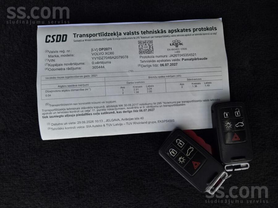 Черный Вольво ХС60 2009 в Елгава, объемом двигателя 2.40 л и пробегом 0 тыс. км за 6990 €, фото 24 на AUTOMOTO.COM.LV