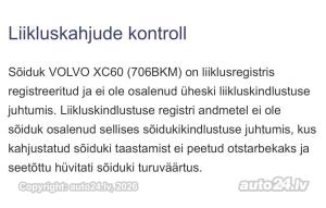 Melns Volvo XC60 2009 Tartu, ar dzinēja tilpumu 2.40 L un nobraukumu 380 tūkst. km par 5999 €, foto 23 vietnē AUTOMOTO.COM.LV