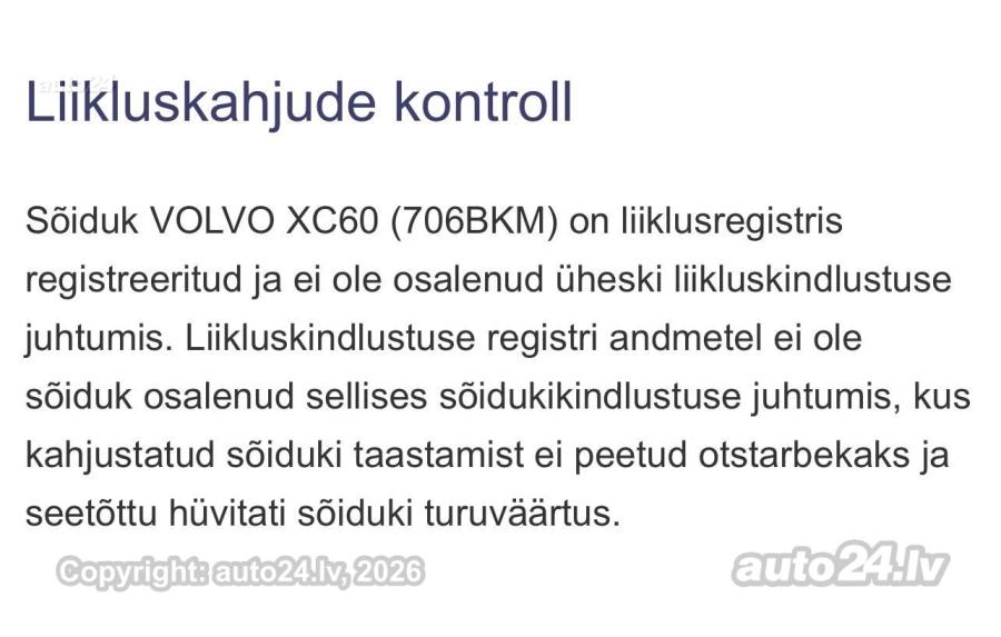 Melns Volvo XC60 2009 Tartu, ar dzinēja tilpumu 2.40 L un nobraukumu 380 tūkst. km par 5999 €, foto 23 vietnē AUTOMOTO.COM.LV