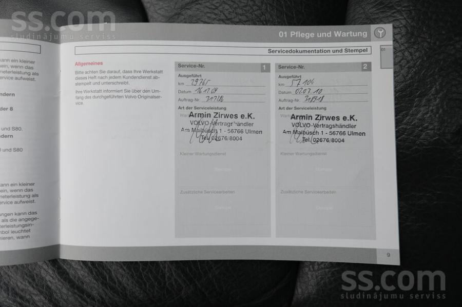 Черный Вольво ХС60 2009 в Рига, объемом двигателя 2.40 л и пробегом 289 тыс. км за 6990 €, фото 20 на AUTOMOTO.COM.LV