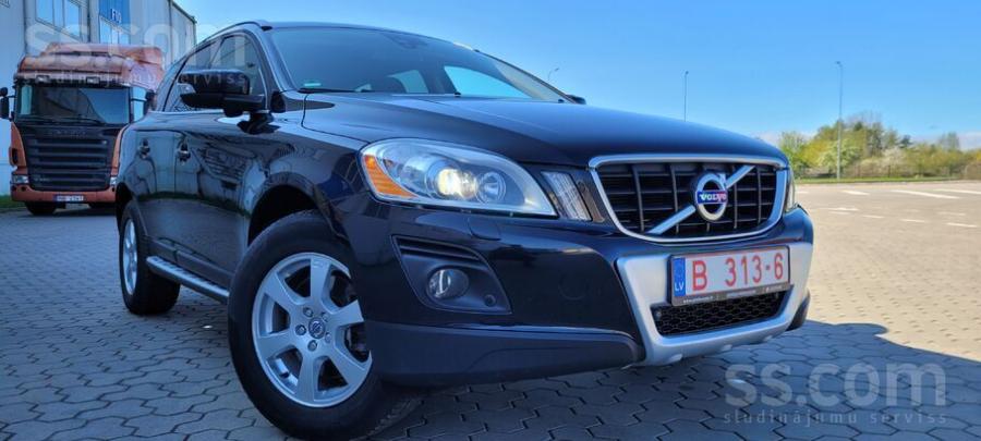 Black Volvo XC60 2010 in Riga, with an engine capacity of 2.40 L and mileage of 0 thousand km for 12790 €, photo 1 on AUTOMOTO.COM.LV