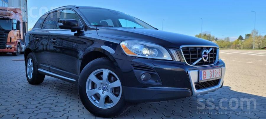 Black Volvo XC60 2010 in Riga, with an engine capacity of 2.40 L and mileage of 0 thousand km for 12790 €, photo 2 on AUTOMOTO.COM.LV