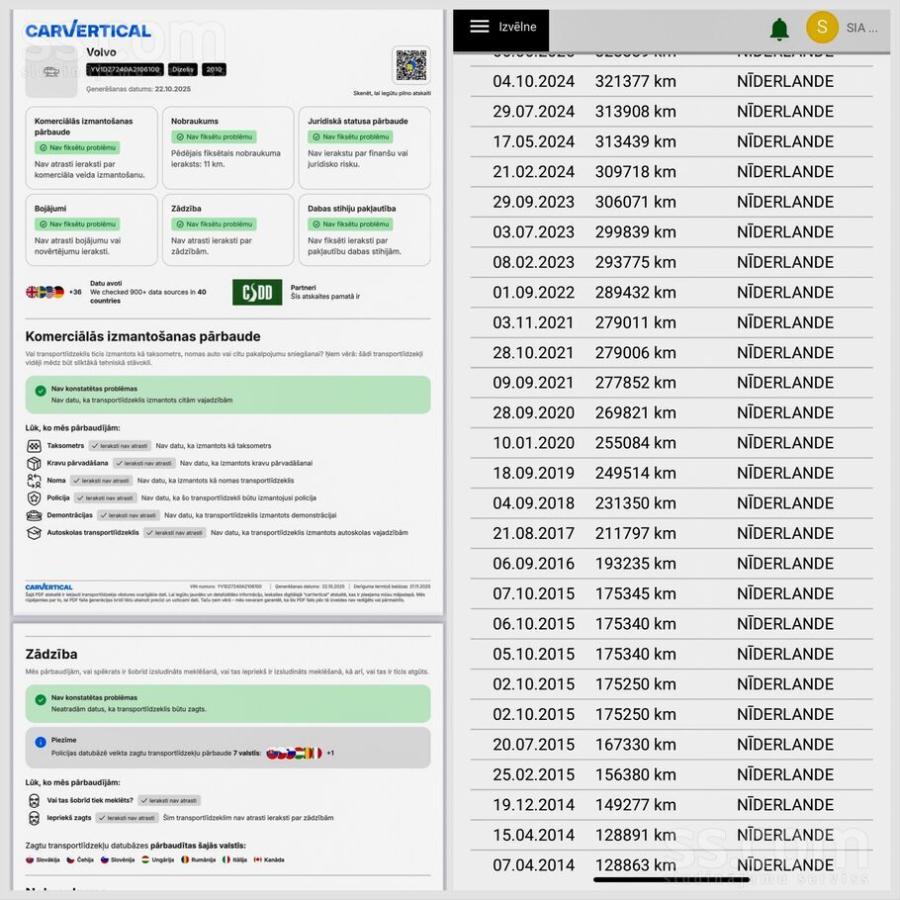 Black Volvo XC60 2010 in Jurmala, with an engine capacity of 2.40 L and mileage of 331 thousand km for 9850 €, photo 31 on AUTOMOTO.COM.LV