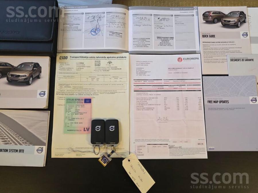 Черный Вольво ХС60 2010 в Рига, объемом двигателя 2.40 л и пробегом 329 тыс. км за 8350 €, фото 36 на AUTOMOTO.COM.LV