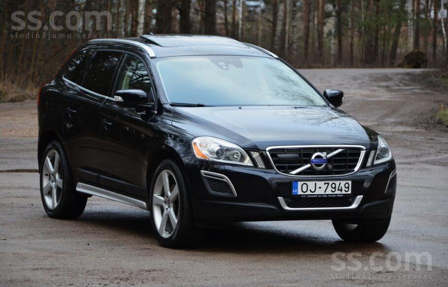 Black Volvo XC60 2011 in Riga, with an engine capacity of 2.40 L and mileage of 0 thousand km for 11990 €, photo 1 on AUTOMOTO.COM.LV