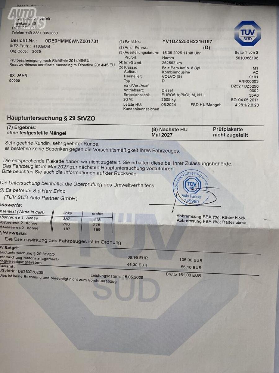 Черный Вольво ХС60 2011 в Вильнюс, объемом двигателя 2.00 л и пробегом 264 тыс. км за 8300 €, фото 20 на AUTOMOTO.COM.LV