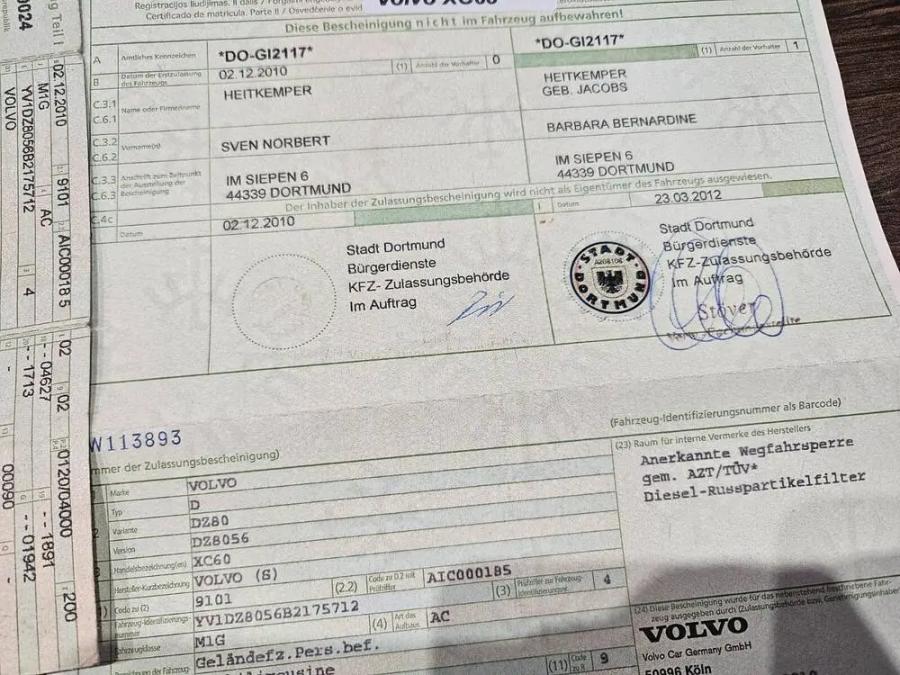 Черный Вольво ХС60 2011 в Екабпилс, объемом двигателя 2.40 л и пробегом 329 тыс. км за 8990 €, фото 33 на AUTOMOTO.COM.LV