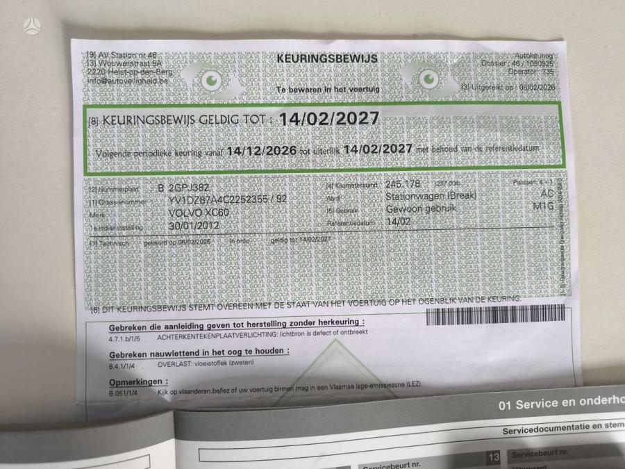 Черный Вольво ХС60 2012 в Вильнюс, объемом двигателя 2.40 л и пробегом 248 тыс. км за 9800 €, фото 34 на AUTOMOTO.COM.LV