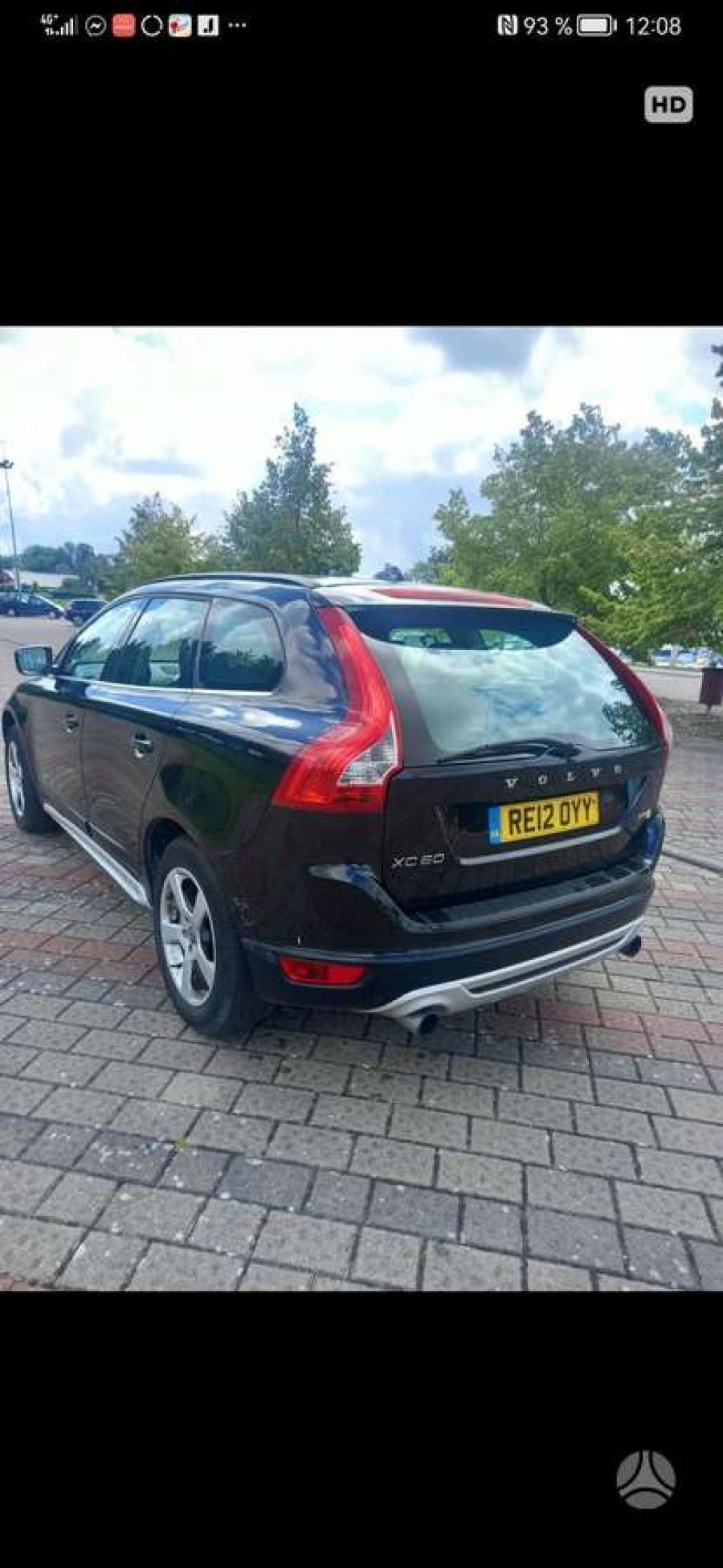 Black Volvo XC60 2012 in Silute, with an engine capacity of 1.98 L and mileage of 155 thousand km for 2650 €, photo 5 on AUTOMOTO.COM.LV
