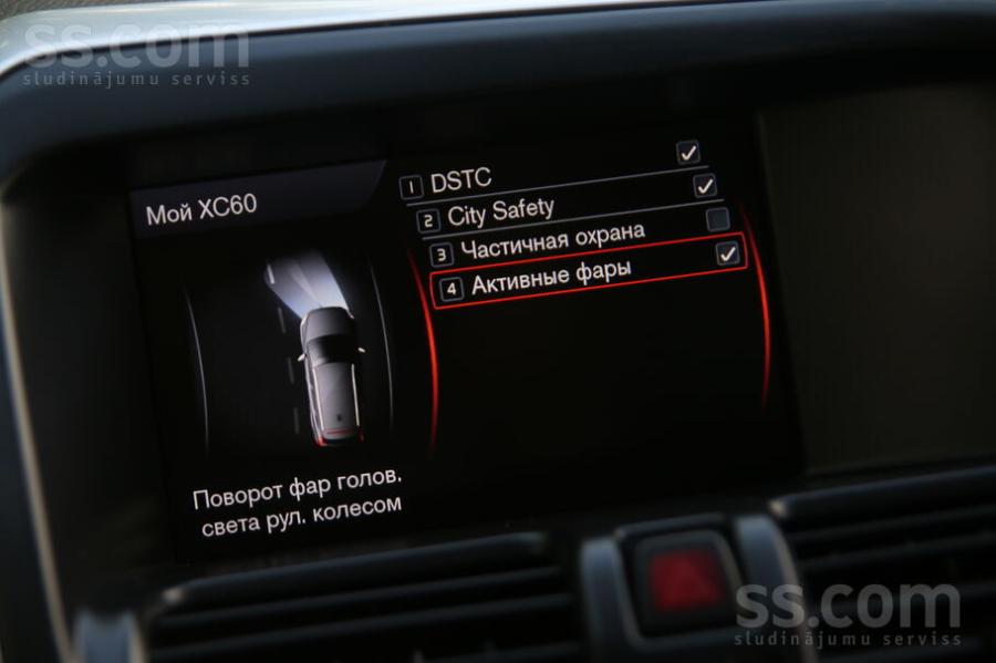Black Volvo XC60 2013 in Riga, with an engine capacity of 2.00 L and mileage of 263 thousand km for 7990 €, photo 26 on AUTOMOTO.COM.LV
