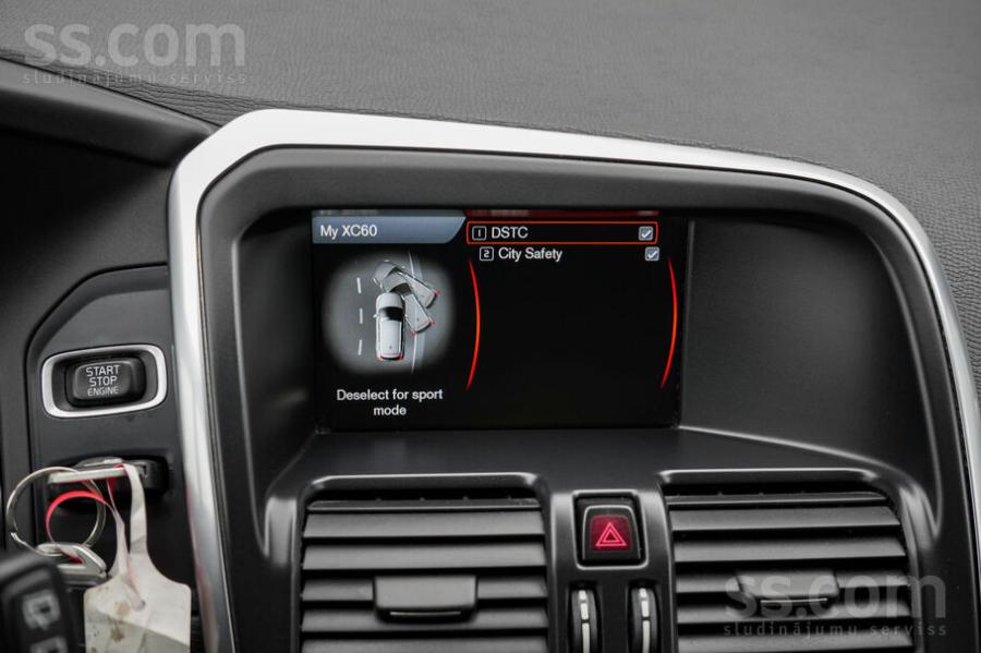 Melns Volvo XC60 2014 Ogre, ar dzinēja tilpumu 2.00 L un nobraukumu 188 tūkst. km par 14500 €, foto 15 vietnē AUTOMOTO.COM.LV