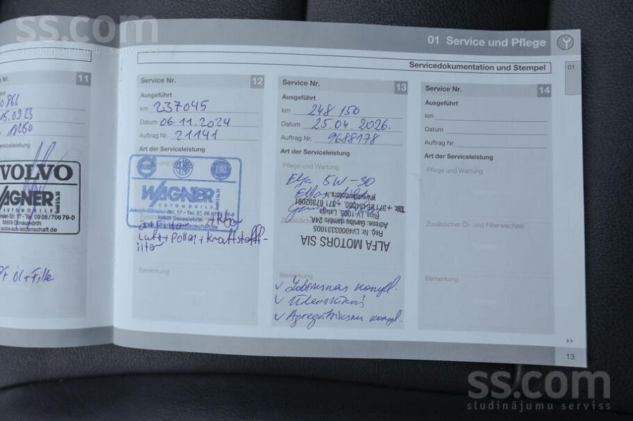 Black Volvo XC60 2014 in Riga, with an engine capacity of 2.40 L and mileage of 248 thousand km for 9990 €, photo 25 on AUTOMOTO.COM.LV