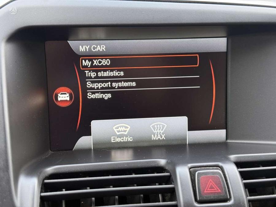 Black Volvo XC60 2014 in Mazeikiai, with an engine capacity of 2.40 L and mileage of 255 thousand km for 16700 €, photo 27 on AUTOMOTO.COM.LV