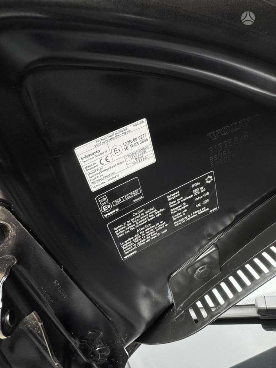 Black Volvo XC60 2014 in Alytus, with an engine capacity of 2.00 L and mileage of 191 thousand km for 10950 €, photo 24 on AUTOMOTO.COM.LV