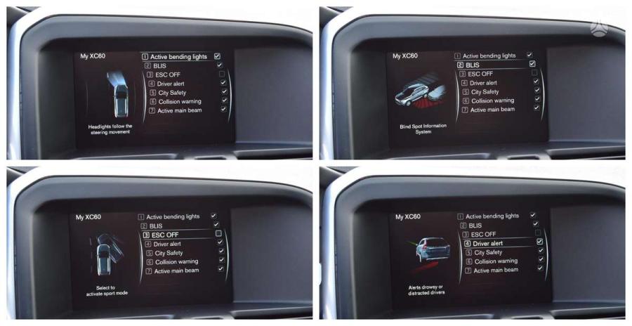 Black Volvo XC60 2016 in Vilnius, with an engine capacity of 2.00 L and mileage of 168 thousand km for 13950 €, photo 24 on AUTOMOTO.COM.LV