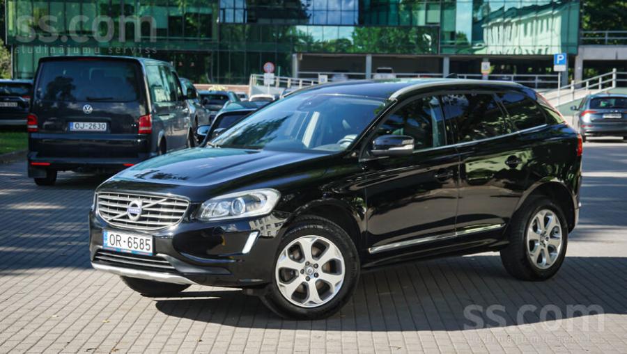 Black Volvo XC60 2016 in Riga, with an engine capacity of 2.00 L and mileage of 238 thousand km for 11450 €, photo 1 on AUTOMOTO.COM.LV