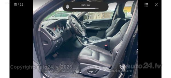 Black Volvo XC60 2017 in Tallinn, with an engine capacity of 2.00 L and mileage of 189 thousand km for 14999 €, photo 10 on AUTOMOTO.COM.LV