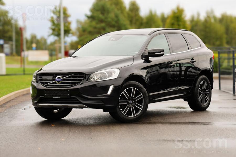 Black Volvo XC60 2017 in Jelgava, with an engine capacity of 2.40 L and mileage of 0 thousand km for 15750 €, photo 1 on AUTOMOTO.COM.LV