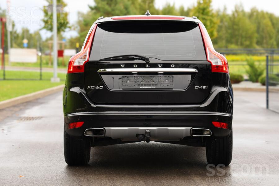 Black Volvo XC60 2017 in Jelgava, with an engine capacity of 2.40 L and mileage of 0 thousand km for 15750 €, photo 6 on AUTOMOTO.COM.LV