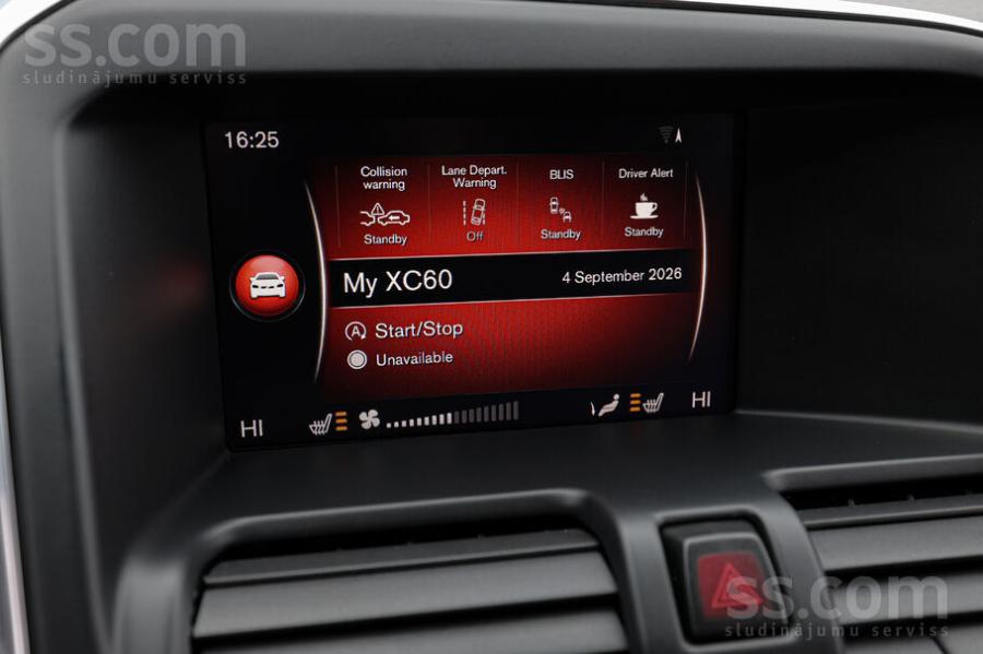 Black Volvo XC60 2017 in Jelgava, with an engine capacity of 2.40 L and mileage of 0 thousand km for 15750 €, photo 18 on AUTOMOTO.COM.LV