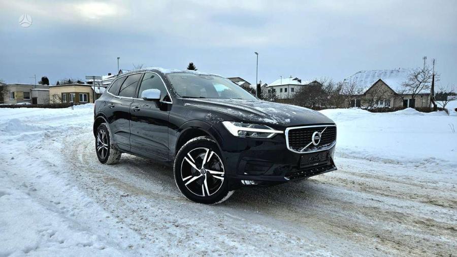 Black Volvo XC60 2018 in Vilnius, with an engine capacity of 1.97 L and mileage of 182 thousand km for 22300 €, photo 1 on AUTOMOTO.COM.LV