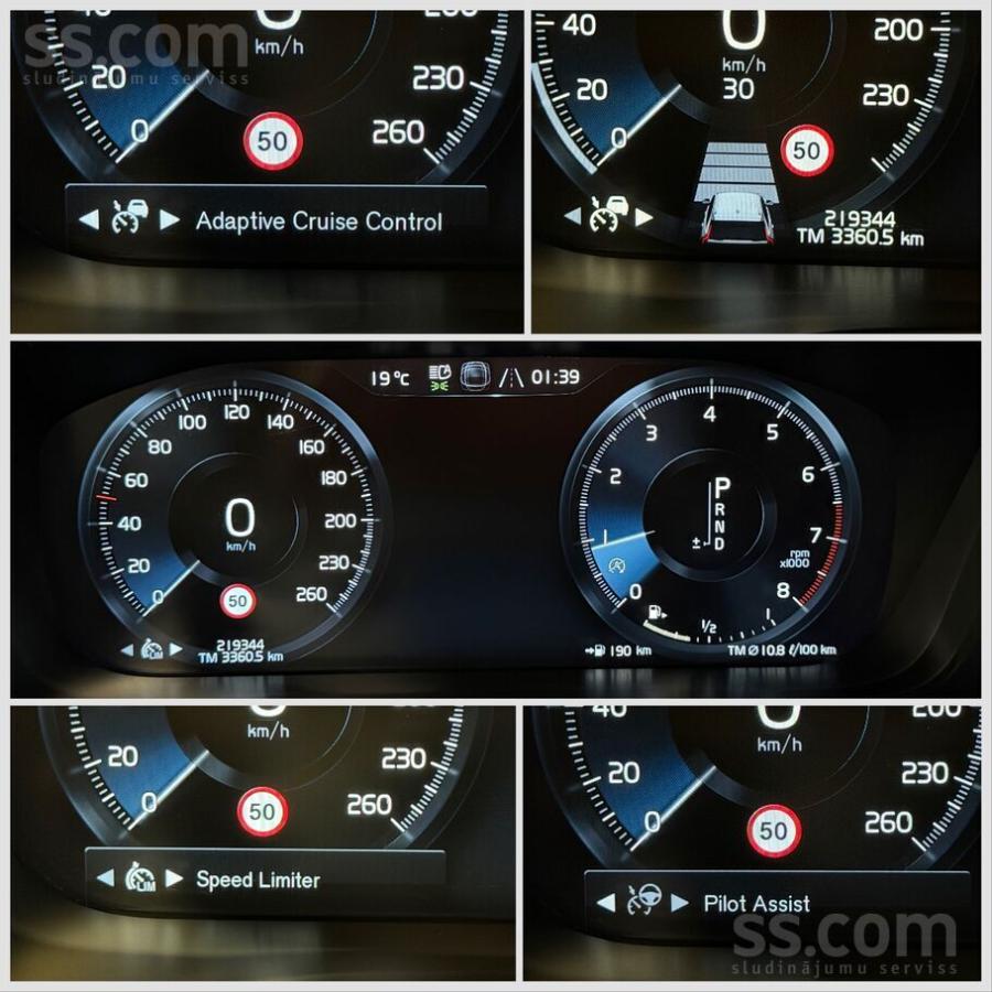 Black Volvo XC60 2018 in Jurmala, with an engine capacity of 2.00 L and mileage of 219 thousand km for 21450 €, photo 27 on AUTOMOTO.COM.LV