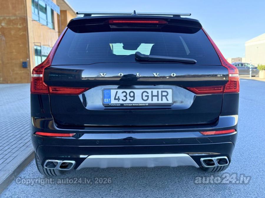 Black Volvo XC60 2019 in Tallinn, with an engine capacity of 2.00 L and mileage of 191 thousand km for 26900 €, photo 4 on AUTOMOTO.COM.LV