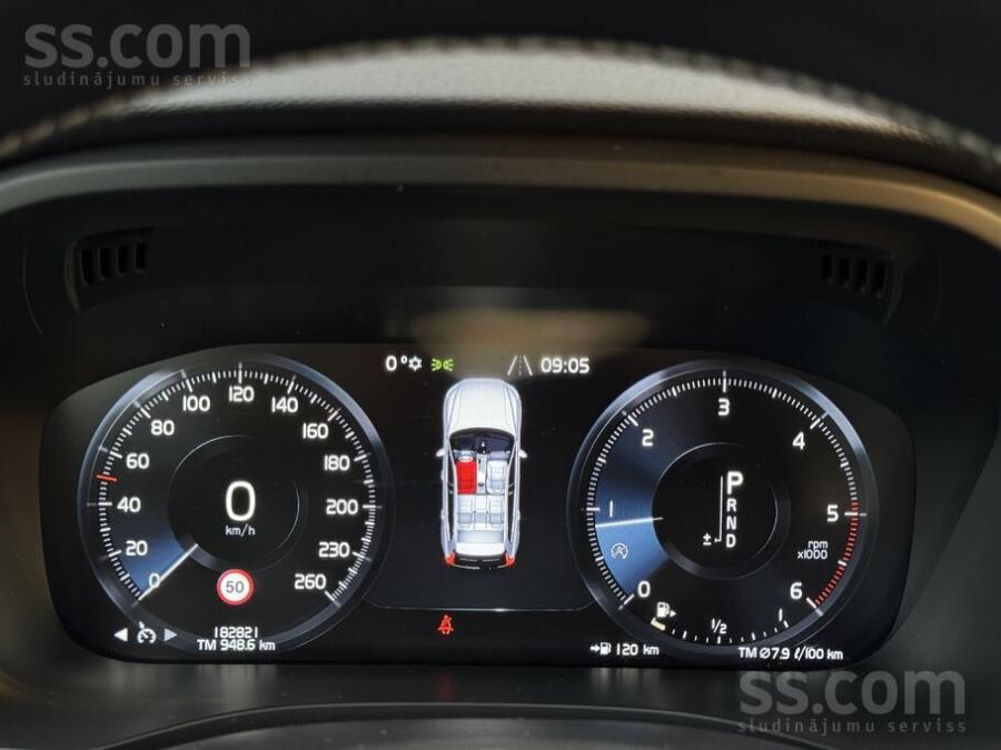 Melns Volvo XC60 2019 Valmiera, ar dzinēja tilpumu 2.00 L un nobraukumu 183 tūkst. km par 23900 €, foto 11 vietnē AUTOMOTO.COM.LV