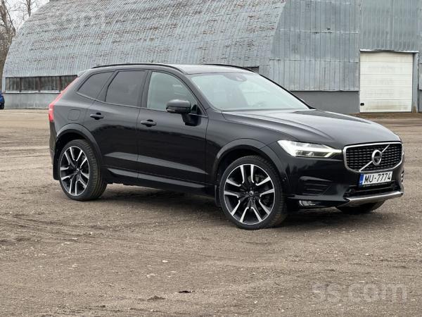 Black Volvo XC60 2019 in Valmiera, with an engine capacity of 2.00 L and mileage of 193 thousand km for 31599 €, photo 1 on AUTOMOTO.COM.LV
