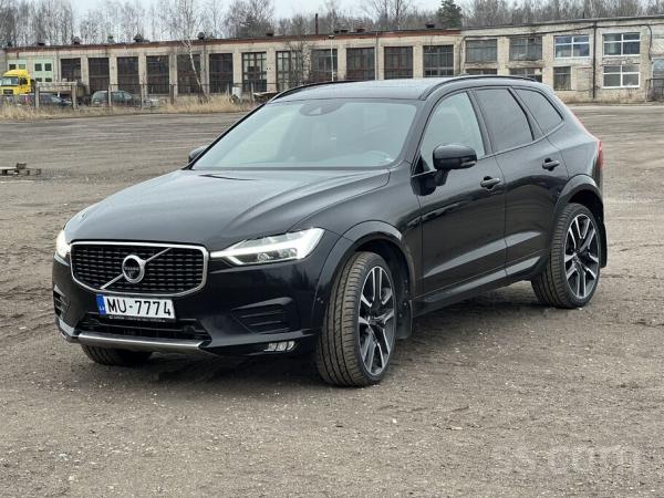 Black Volvo XC60 2019 in Valmiera, with an engine capacity of 2.00 L and mileage of 193 thousand km for 31599 €, photo 3 on AUTOMOTO.COM.LV