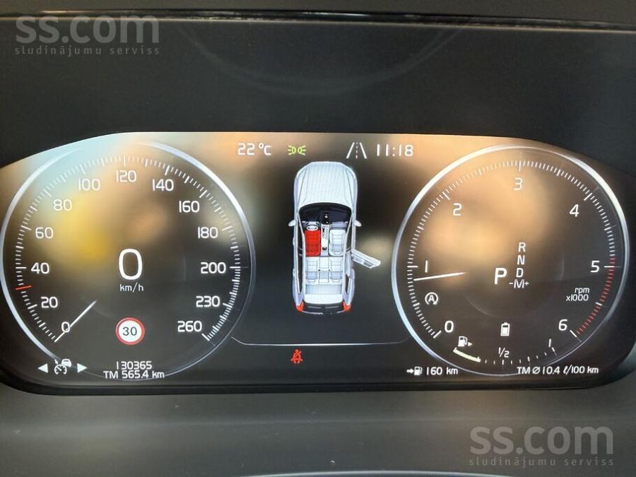 Melns Volvo XC60 2019 Rīga, ar dzinēja tilpumu 2.00 L un nobraukumu 130 tūkst. km par 28000 €, foto 20 vietnē AUTOMOTO.COM.LV