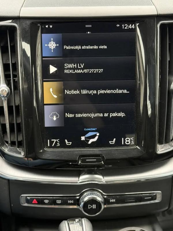 Melns Volvo XC60 2019 Rīga, ar dzinēja tilpumu 2.00 L un nobraukumu 109 tūkst. km par 23800 €, foto 9 vietnē AUTOMOTO.COM.LV