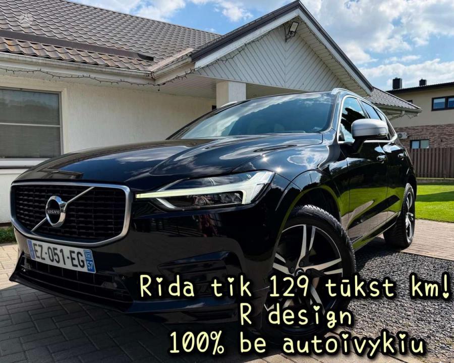 Melns Volvo XC60 2019 Kauņa, ar dzinēja tilpumu 1.97 L un nobraukumu 129 tūkst. km par 21300 €, foto 1 vietnē AUTOMOTO.COM.LV