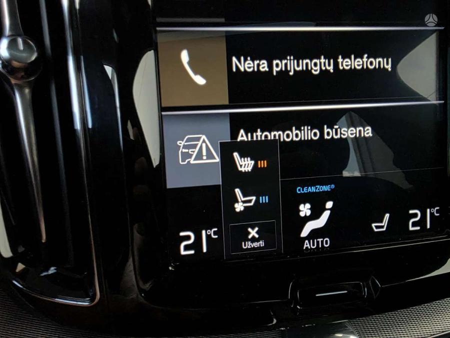 Черный Вольво ХС60 2019 в Вильнюс, объемом двигателя 1.97 л и пробегом 242 тыс. км за 24200 €, фото 15 на AUTOMOTO.COM.LV