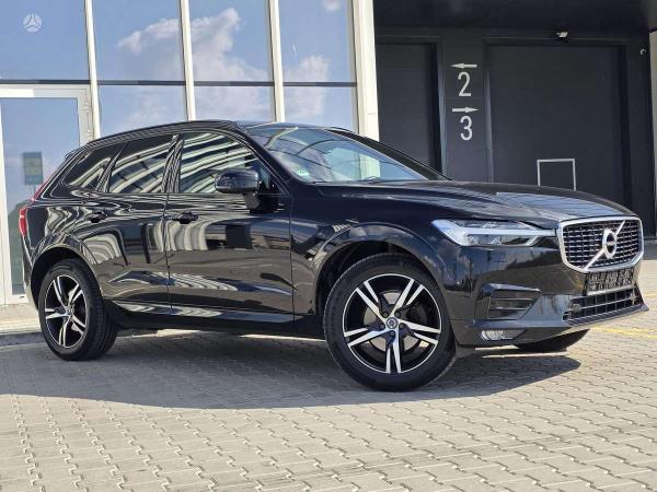 Black Volvo XC60 2019 in Vilnius, with an engine capacity of 1.97 L and mileage of 242 thousand km for 24200 €, photo 1 on AUTOMOTO.COM.LV
