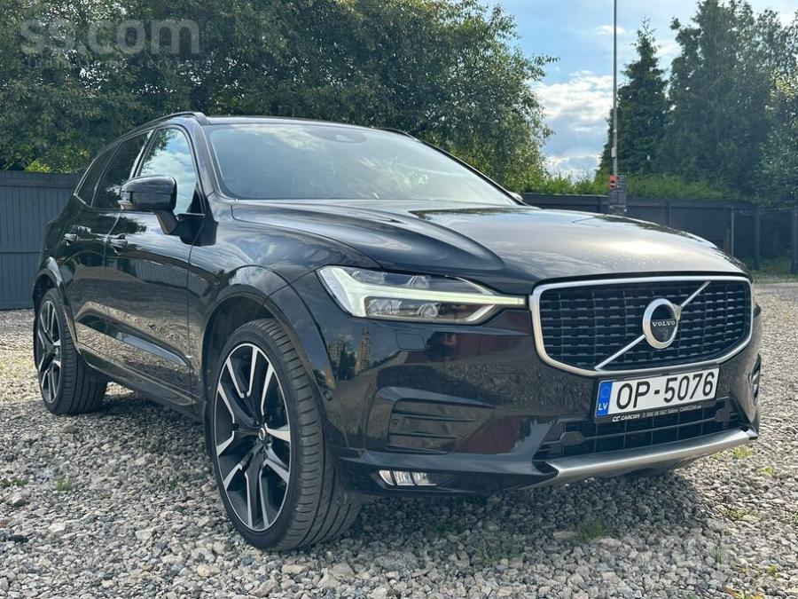 Black Volvo XC60 2019 in Riga, with an engine capacity of 2.00 L and mileage of 199 thousand km for 25600 €, photo 1 on AUTOMOTO.COM.LV
