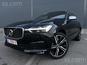 Black Volvo XC60 2019 in Riga, with an engine capacity of 2.00 L and mileage of 185 thousand km for 21900 €, photo  on AUTOMOTO.COM.LV