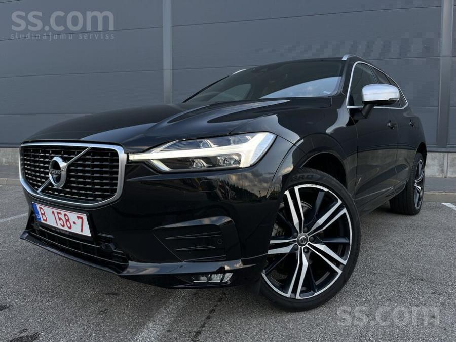 Black Volvo XC60 2019 in Riga, with an engine capacity of 2.00 L and mileage of 185 thousand km for 21900 €, photo 1 on AUTOMOTO.COM.LV